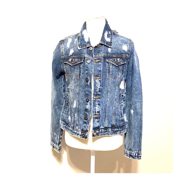 Jackets & Coats | Distressed Denim Jacket | Poshmark